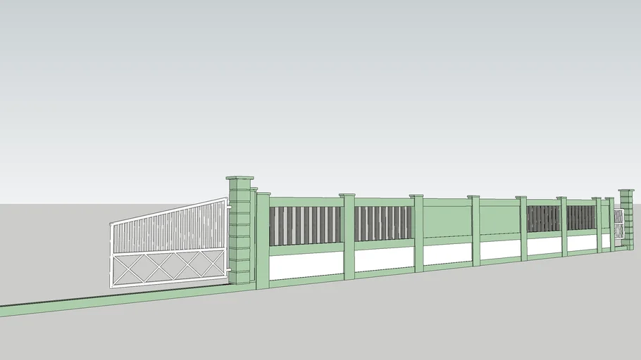 fence / pagar | 3D Warehouse