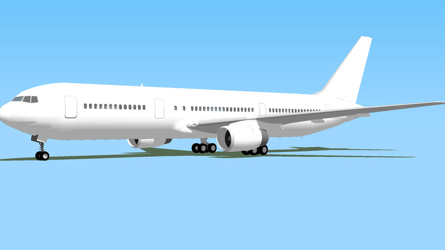 Template - Boeing 767-300 {1Mb} | 3D Warehouse
