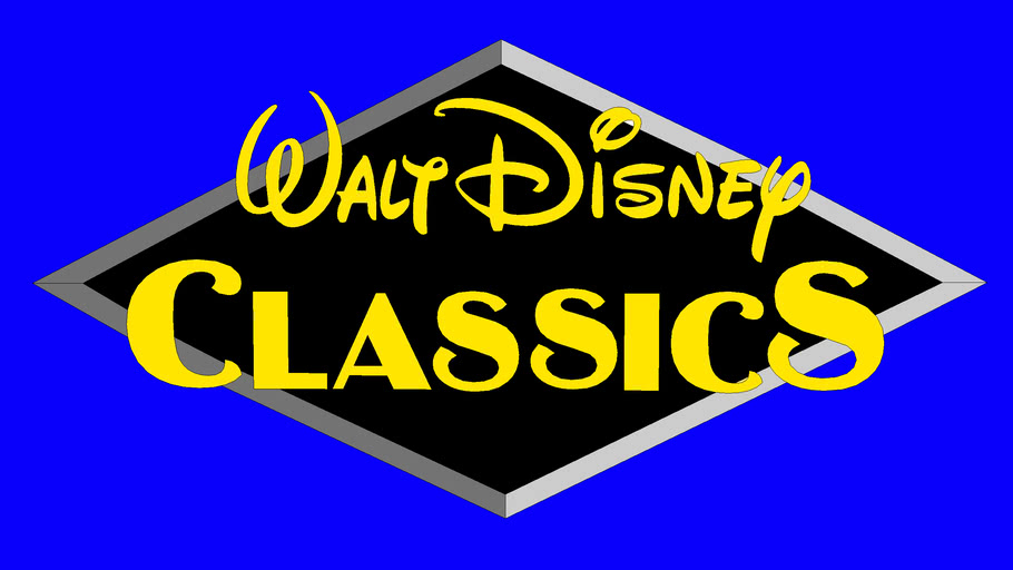 1992 Walt Disney Classics logo (clean) | 3D Warehouse