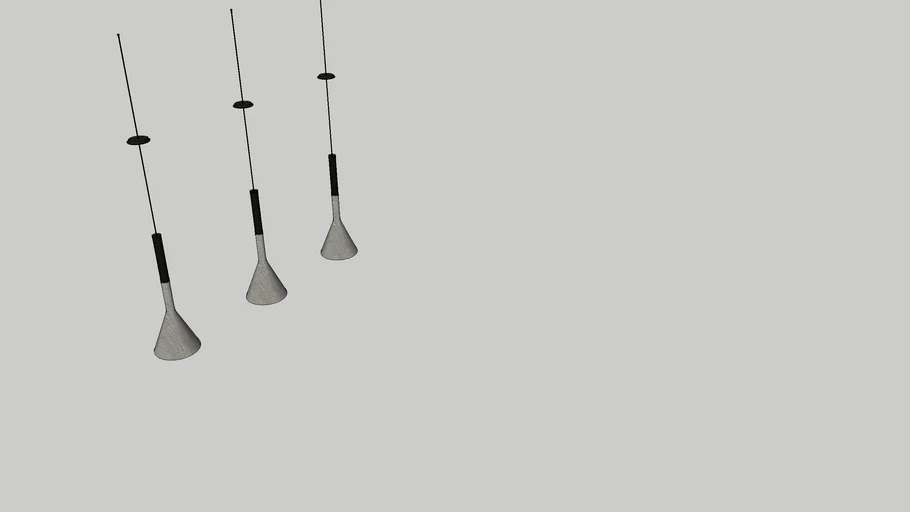 3 concrete lamps | 3D Warehouse