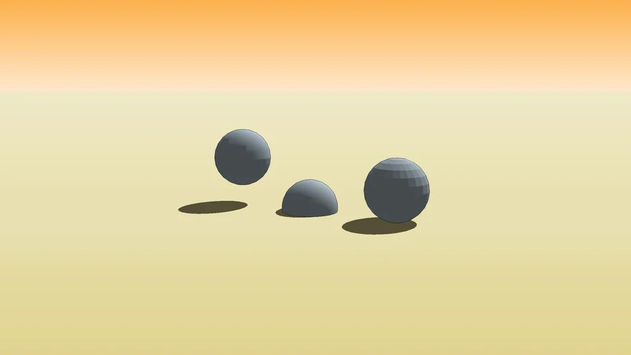 Primitive: spheres | 3D Warehouse