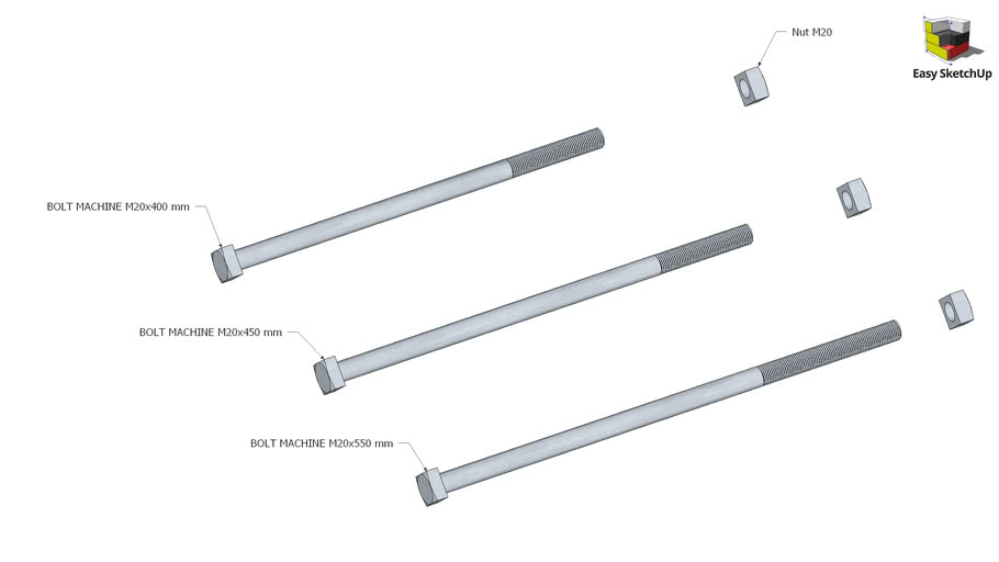 Bolt Machine M20 | 3D Warehouse