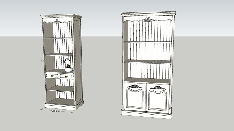 CLASSIC BOOKCASES | 3D Warehouse