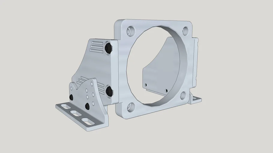 HRS MIGE 130 Servo Motor Mount | 3D Warehouse
