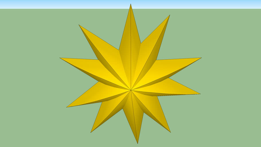 10 Pointed Star | 3D Warehouse