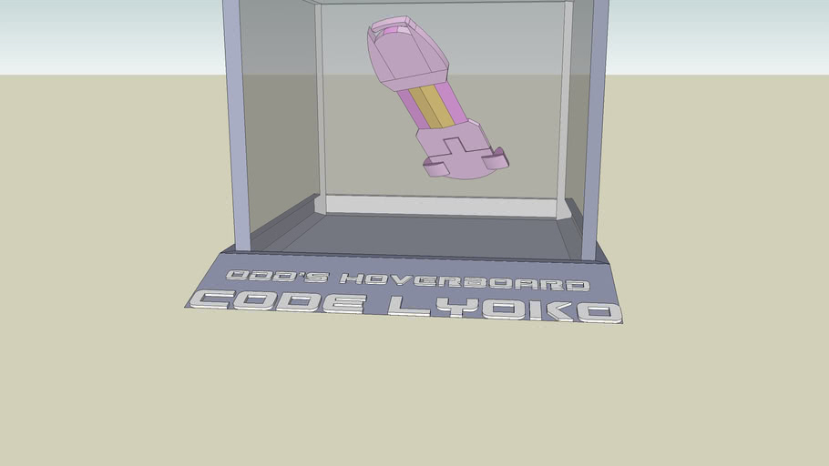 Odd's Hoverboad CODE LYOKO | 3D Warehouse