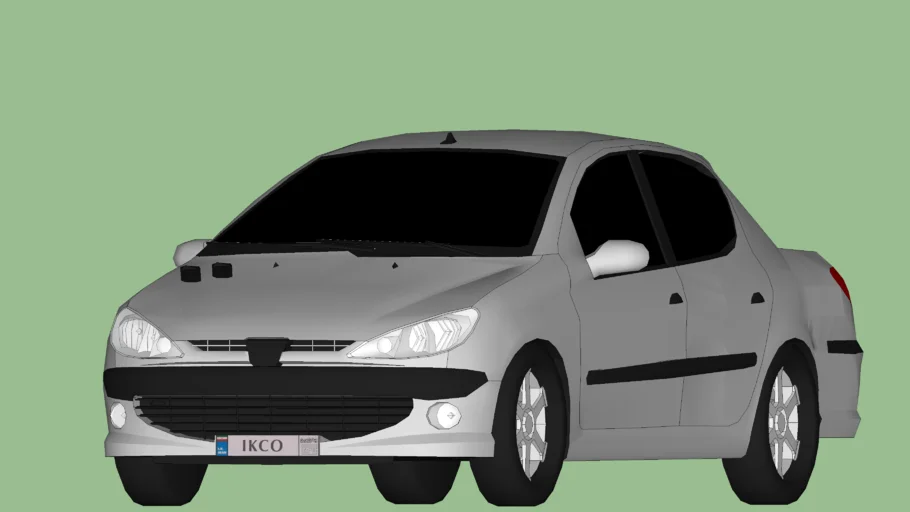 ikco Peugeot 206- SD (Sedan) | 3D Warehouse