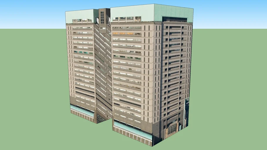 Building in Shinjuku, Tokyo, Japan | 3D Warehouse