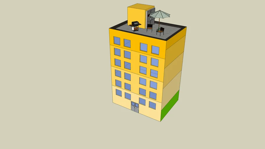 Block of flats | 3D Warehouse
