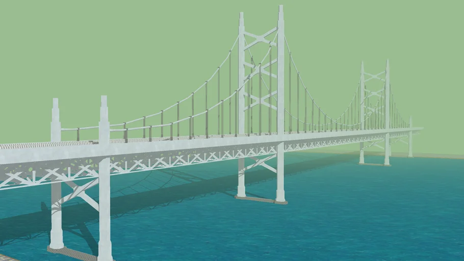 SuspensionBridge2 | 3D Warehouse