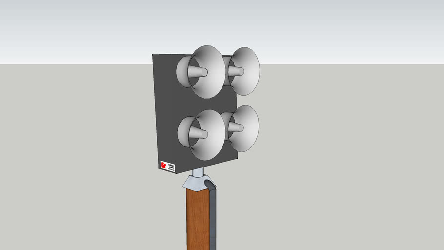Federal signal EOWS 408 siren | 3D Warehouse