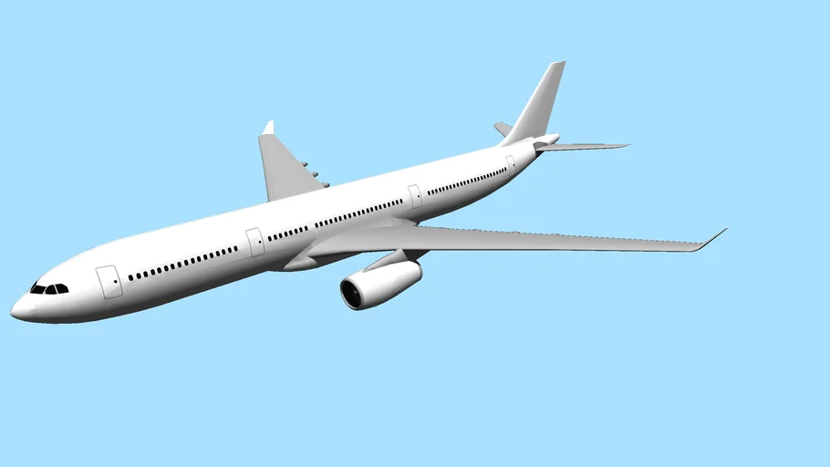 Template - Airbus A330-300 V.1 | 3D Warehouse