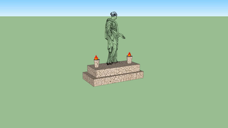 Estatua De Piedra | 3D Warehouse