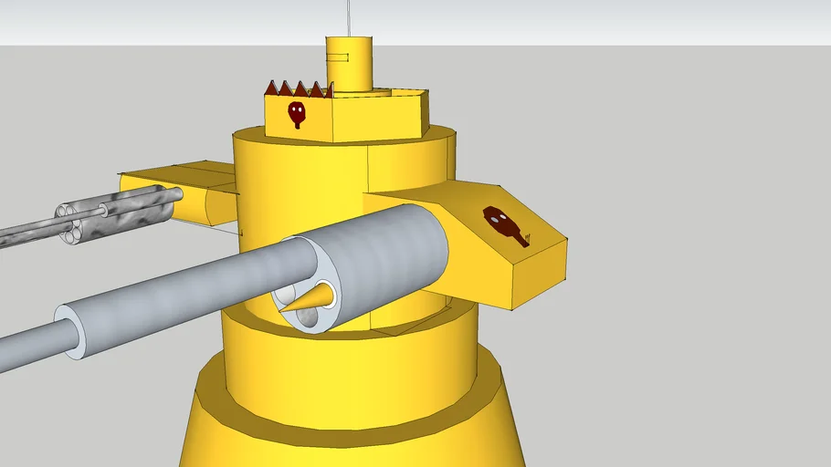 ork bad moon gun stompa | 3D Warehouse