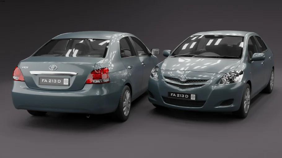 (PREVIEW MODEL) TOYOTA VIOS 2007 | 3D Warehouse