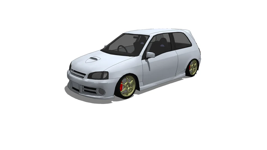 Toyota Starlet Glanza V EP91 | 3D Warehouse