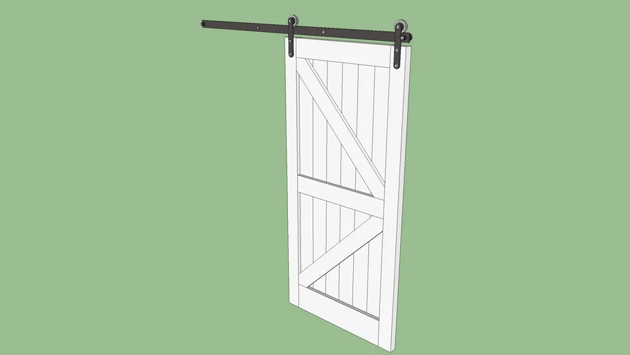 Barn Door older version | 3D Warehouse