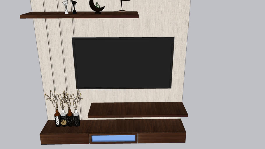 Bedroom tv unit | 3D Warehouse