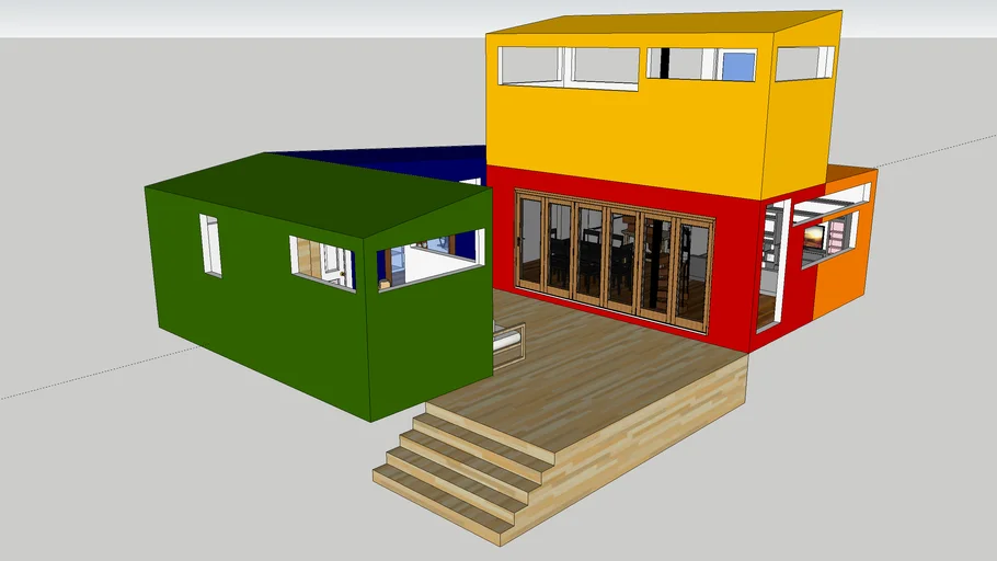 Shipping Container House | 3D Warehouse