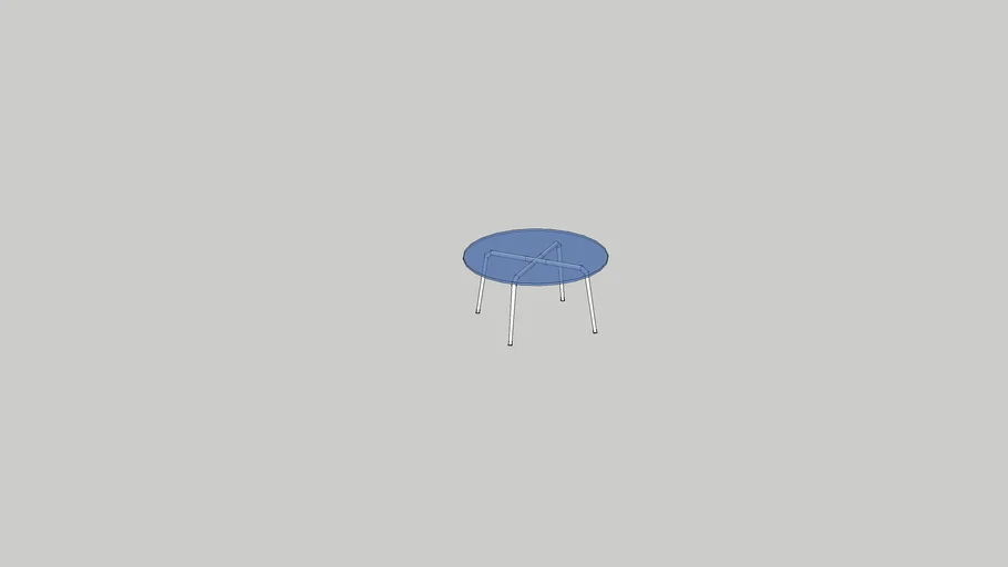 Round Glass Table | 3D Warehouse