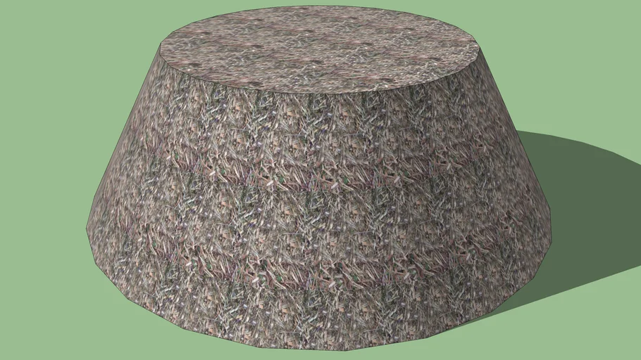 round Biomeiler - compost heating | 3D Warehouse