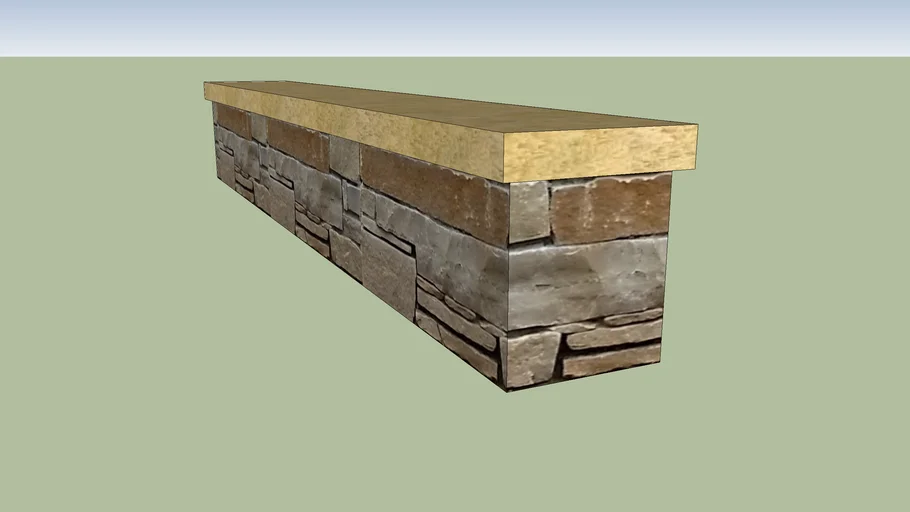 Stone bench | 3D Warehouse