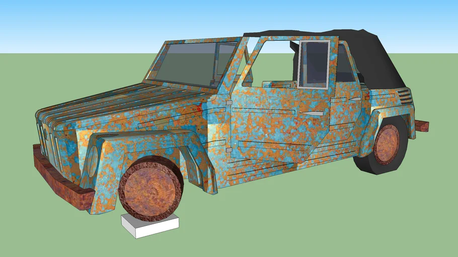 Abandoned VW 'Thing' | 3D Warehouse