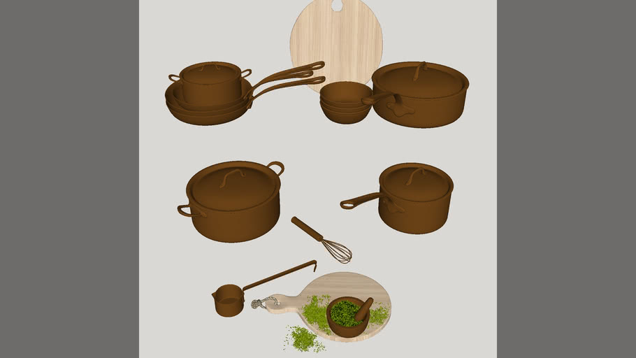 Kitchen utensils | 3D Warehouse