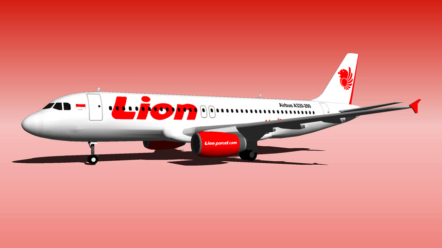 Lion Air Airbus A320-200 S 2 | 3D Warehouse