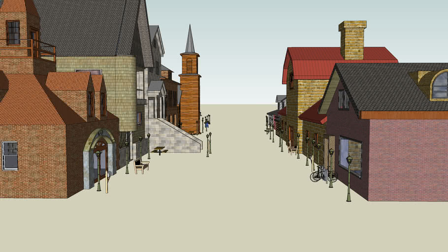 A Street | 3D Warehouse