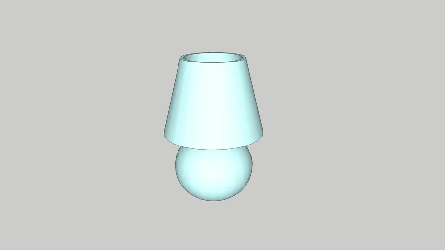 Simple Table Lamp | 3D Warehouse