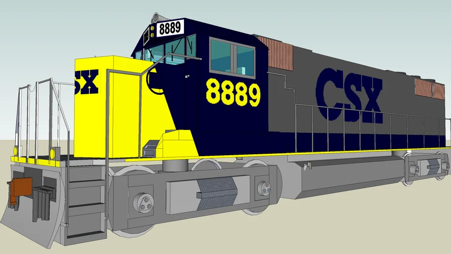 CSX Locomotive | 3D Warehouse