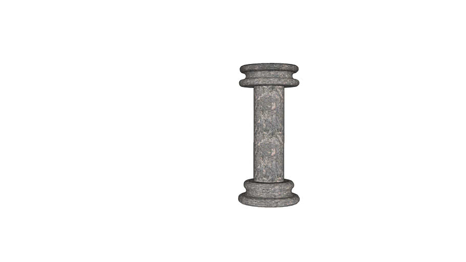 Round stone column | 3D Warehouse