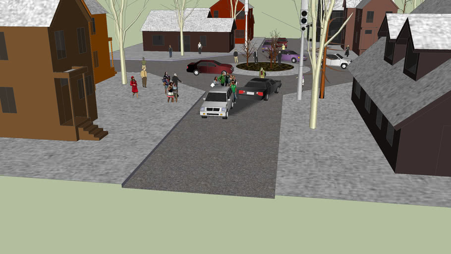 if you pan around you ucan see a zombie!! | 3D Warehouse