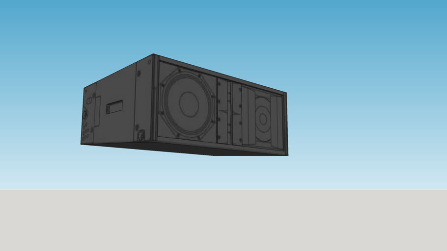 Martin Audio W8LM Mini Line Array (Single Box) | 3D Warehouse