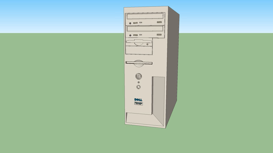 Dell Dimension XPS T600R desktop computer | 3D Warehouse