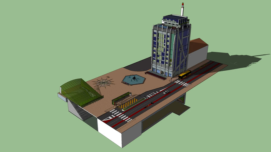 Plaza de la estacion | 3D Warehouse