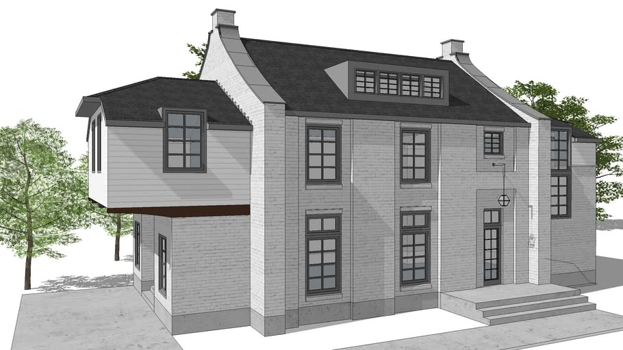 Dutch Colonial House | 3D Warehouse