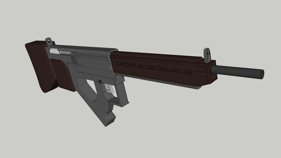 ZBZ-89 Bullpup Rifle | 3D Warehouse