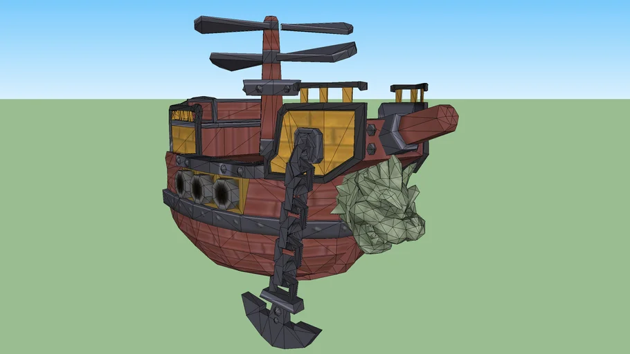 Mario Kart 'Desert Sand Ship' (MK8 model) | 3D Warehouse