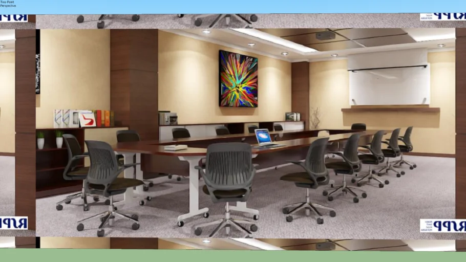 Simple Meeting Room / Ruang Meeting Sederhana | 3D Warehouse