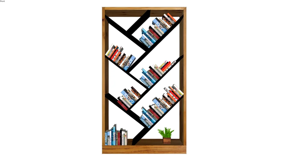 Contemporary Bookcase | 3D Warehouse