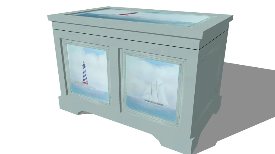 Painted Storage Box | 3D Warehouse