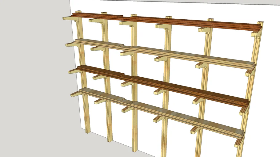 Lumber Rack | 3D Warehouse