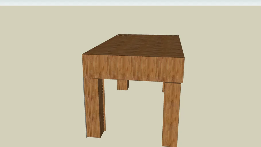 Super Wooden Table | 3D Warehouse