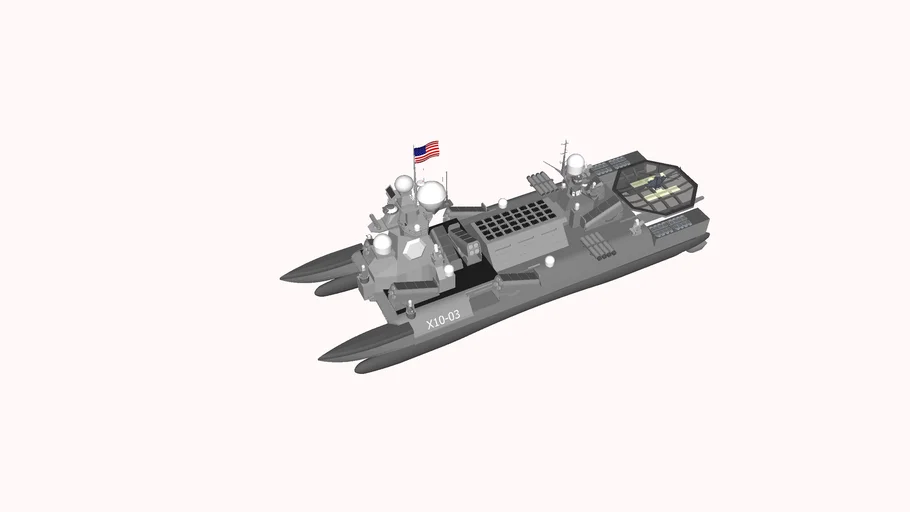 GENERAL DYNAMICS-BAE-ADVANCED NAVAL DRONE-SSN-X10-b | 3D Warehouse