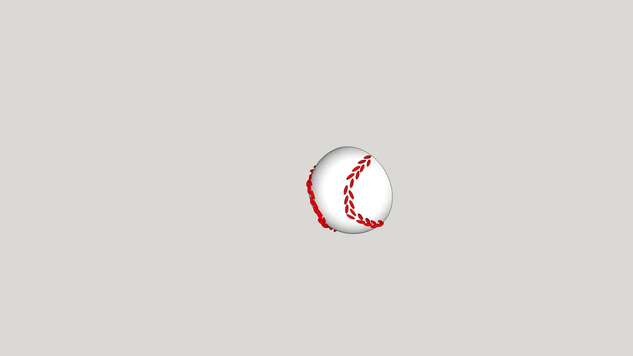 Baseball emblem | 3D Warehouse