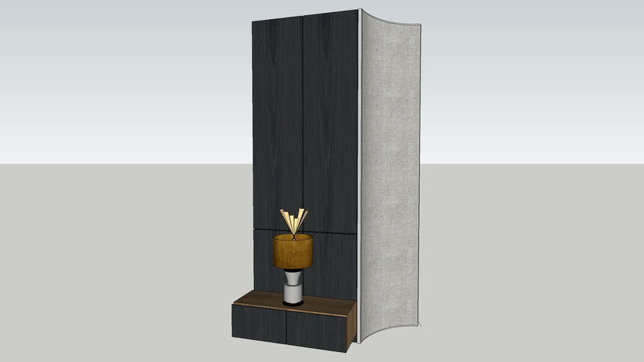 bed side table panel | 3D Warehouse
