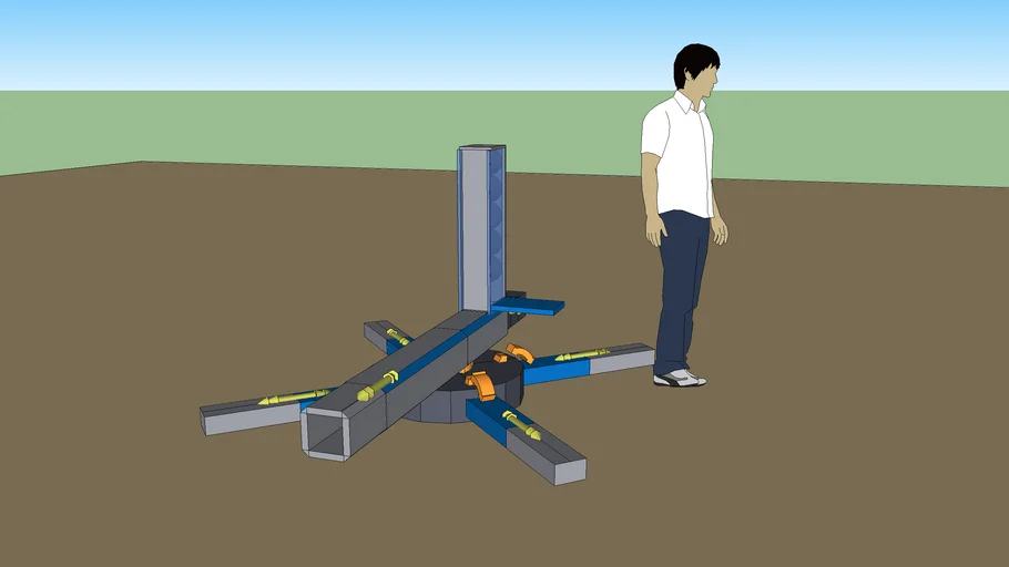 Sketchyphysics deployable turret | 3D Warehouse