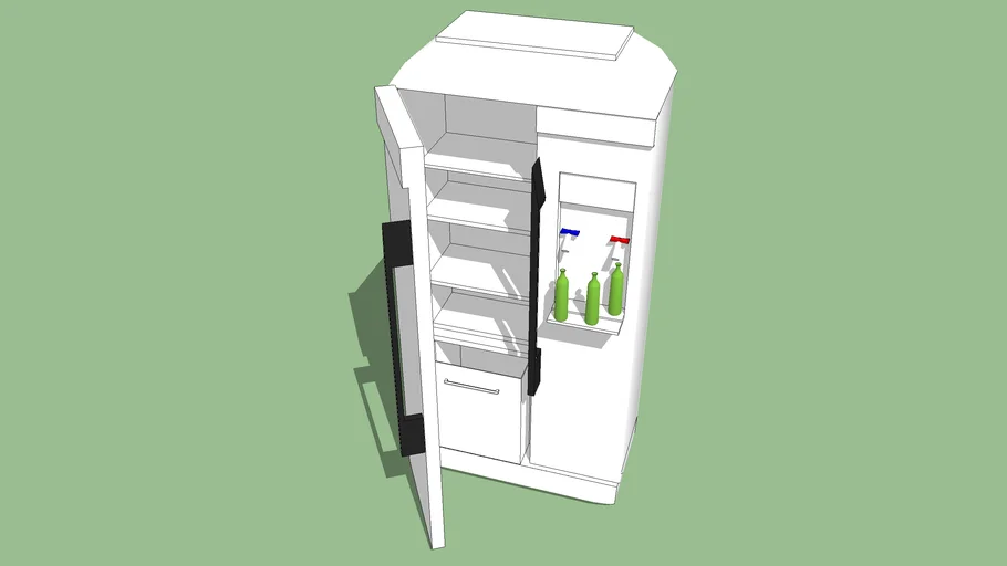 Modern Refrigerator | 3D Warehouse